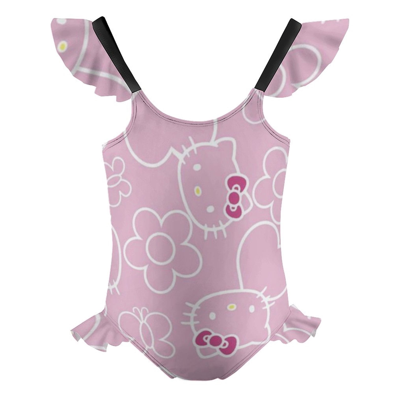 HELLO KITTY Swimsuit Anime Cute for Girls Gift 10-12Y（150cm） HELLO ...