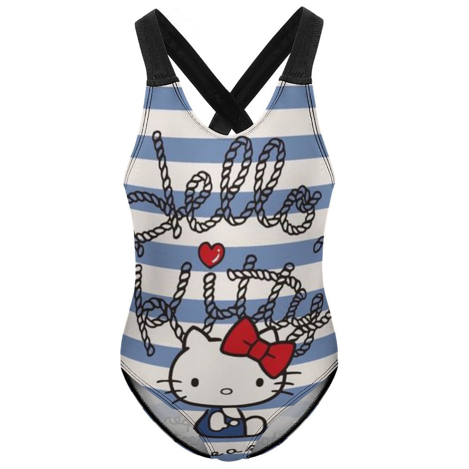 HELLO KITTY Swimsuit Anime Cute for Girls Gift 10-12Y（150cm） HELLO ...