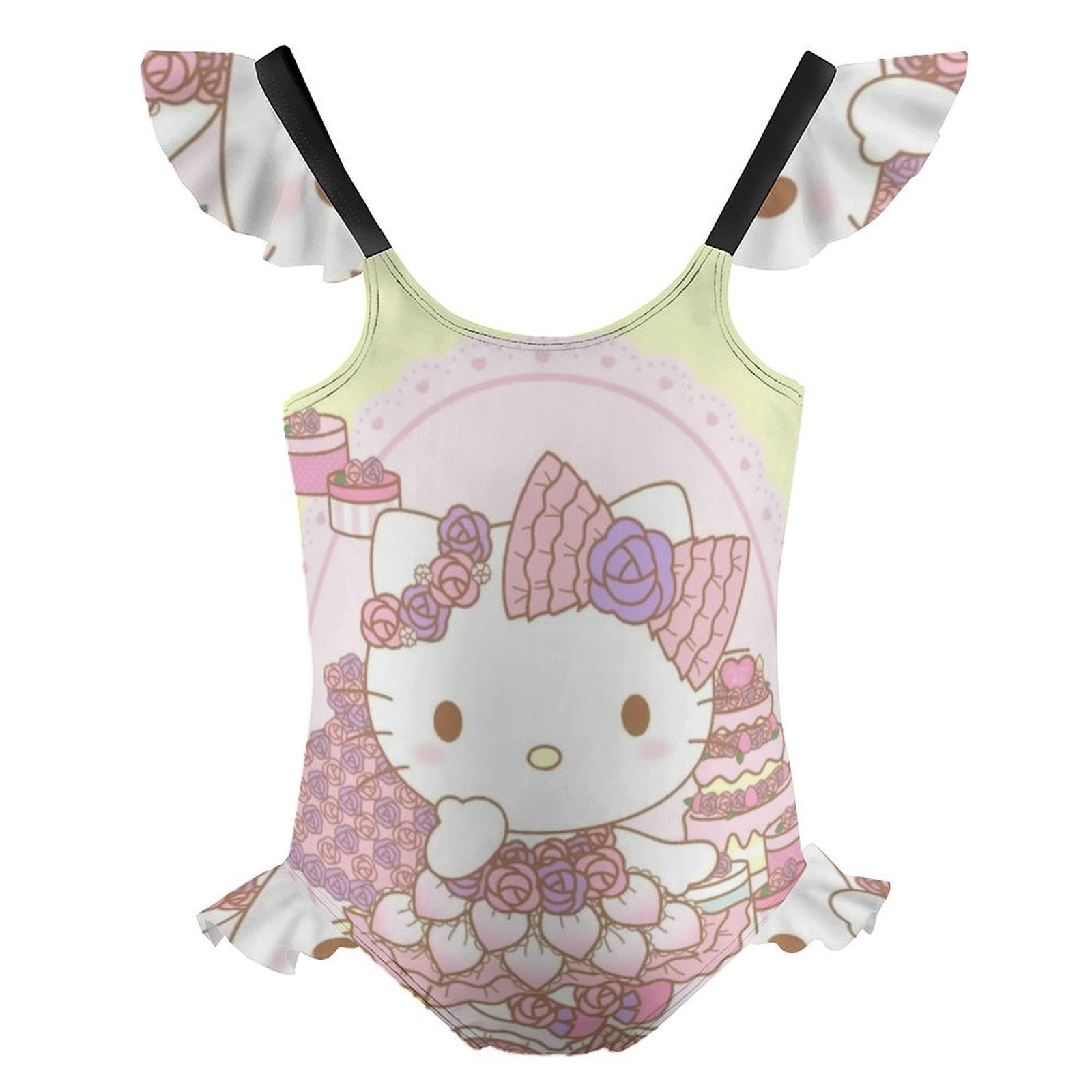 HELLO KITTY Swimsuit Anime Cute for Girls Gift 10-12Y（150cm） HELLO ...