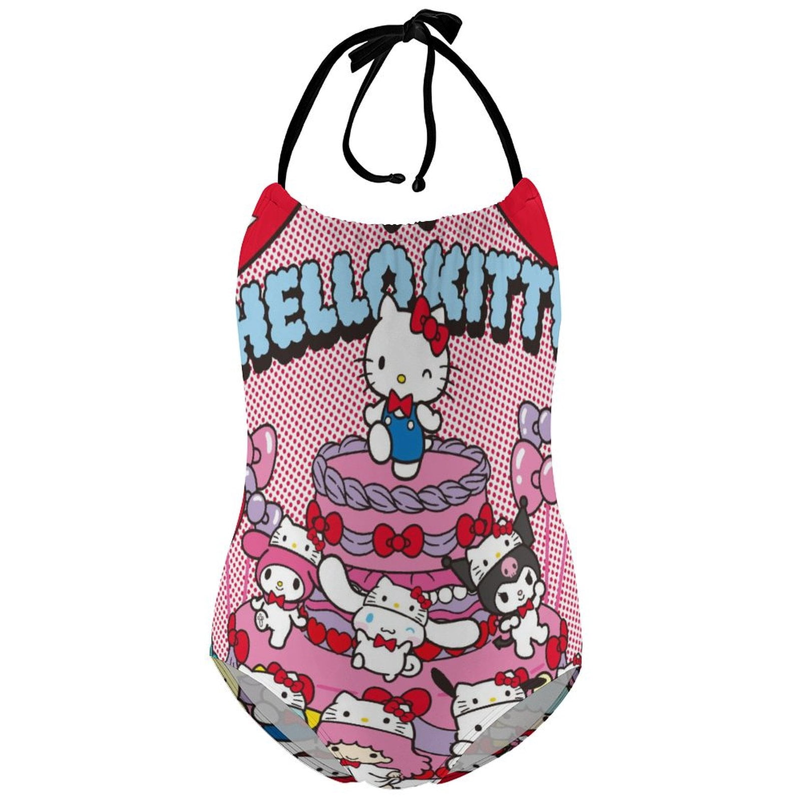HELLO KITTY Swimsuit Anime Cute for Girls Gift 11-13Y（160cm） HELLO ...