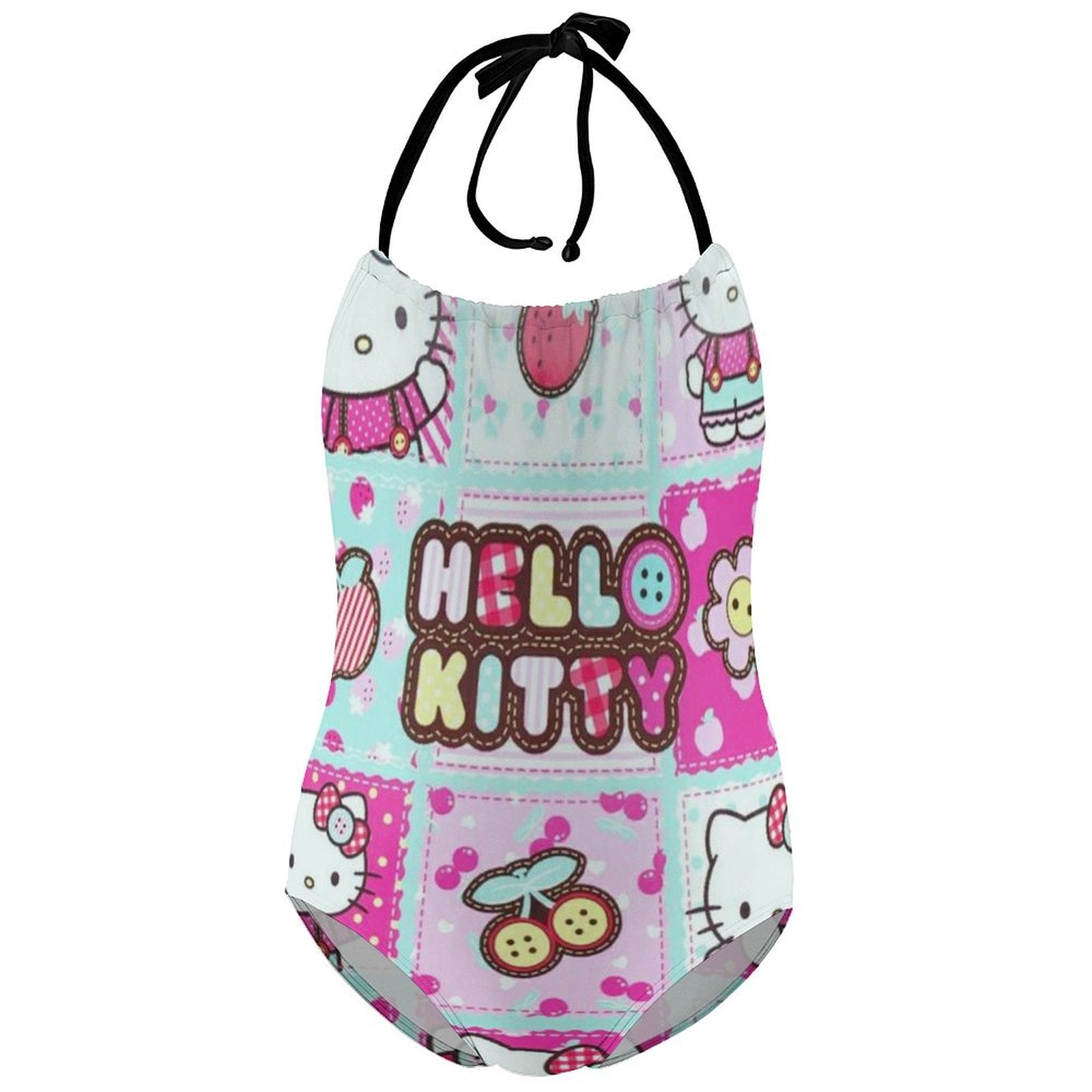 HELLO KITTY Swimsuit Anime Cute for Girls Gift 12-14Y（170cm） HELLO ...