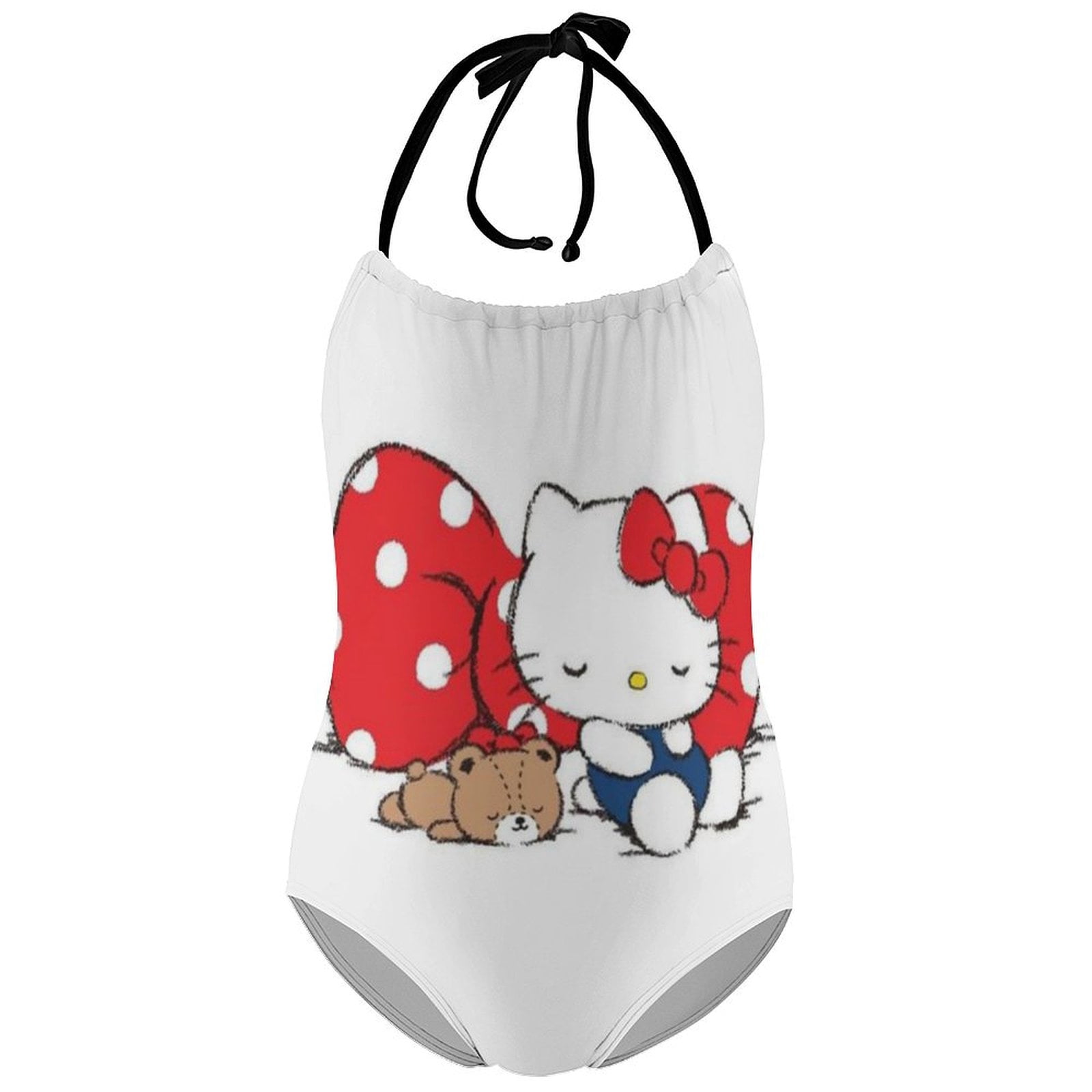 HELLO KITTY Swimsuit Anime Cute for Girls Gift 6-7Y（110cm） HELLO KITTY ...
