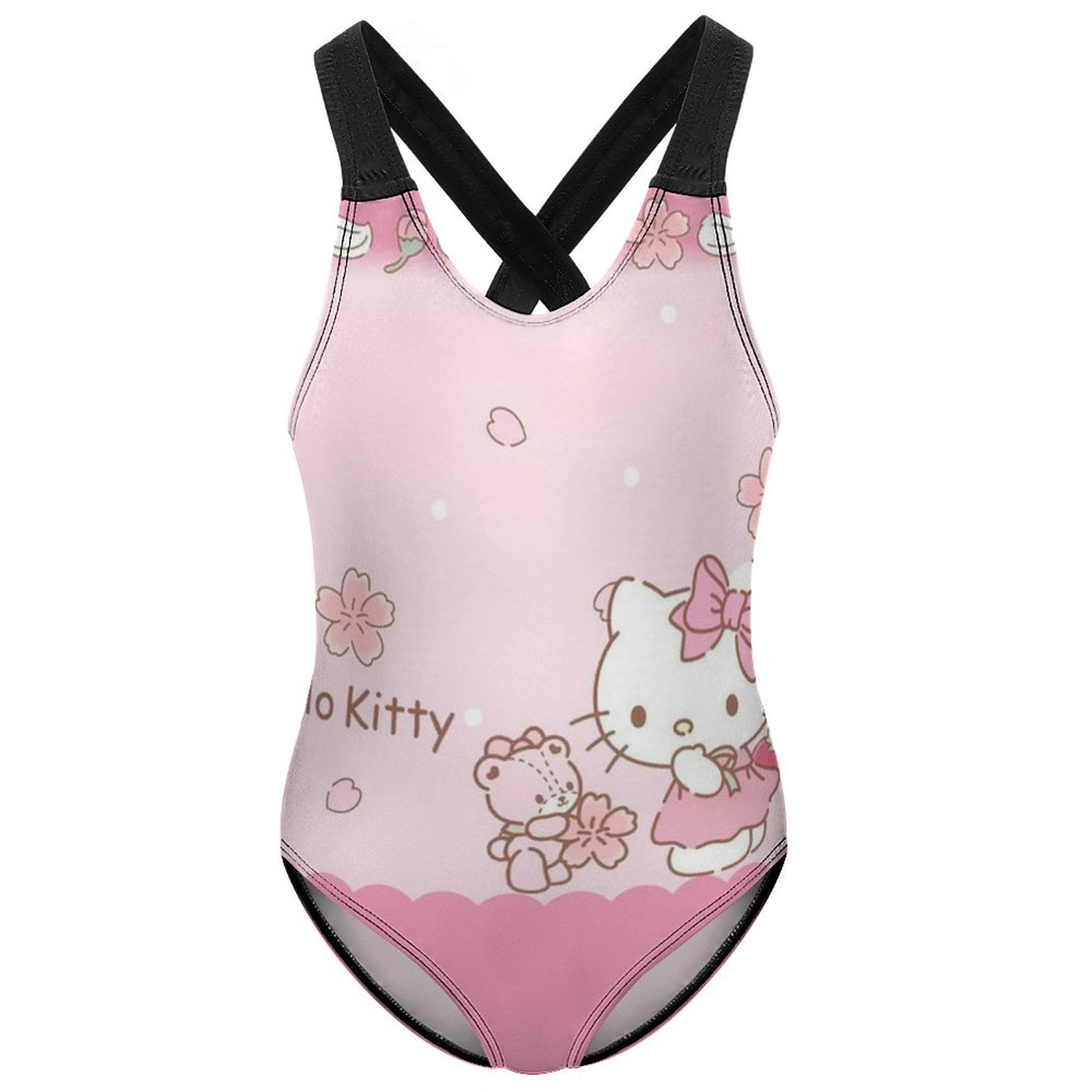 HELLO KITTY Swimsuit Anime Cute for Girls Gift 7-9Y（120cm） HELLO KITTY ...