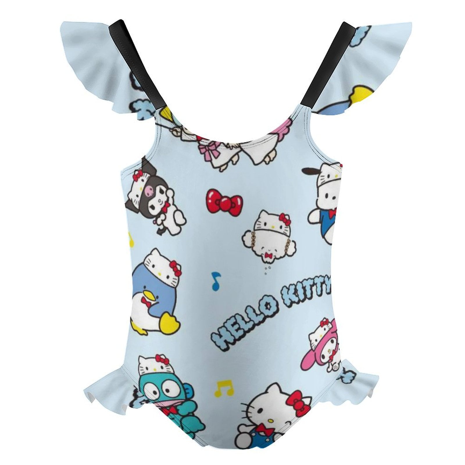 HELLO KITTY Swimsuit Anime Cute for Girls Gift 7-9Y（120cm） HELLO KITTY ...