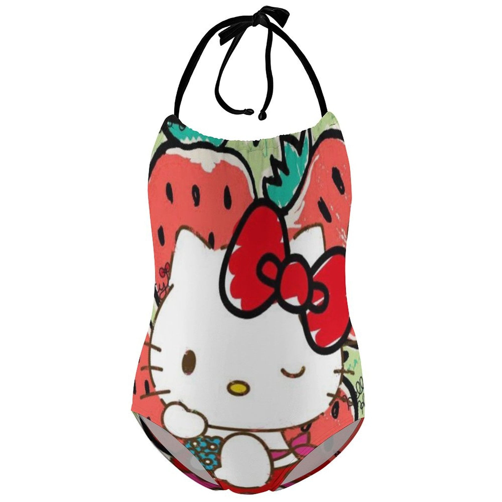 HELLO KITTY Swimsuit Anime Cute for Girls Gift 7-9Y（120cm） HELLO KITTY ...