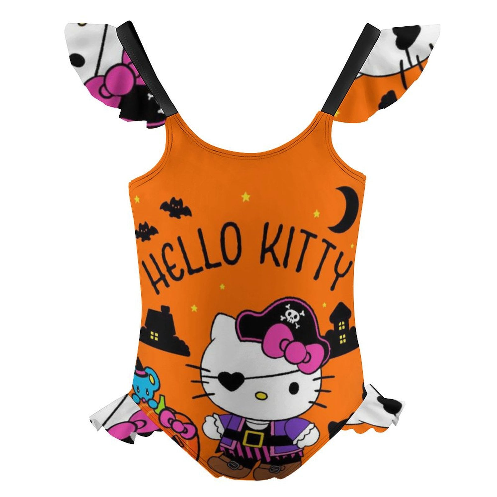 HELLO KITTY Swimsuit Anime Cute for Girls Gift 7-9Y（120cm） HELLO KITTY ...