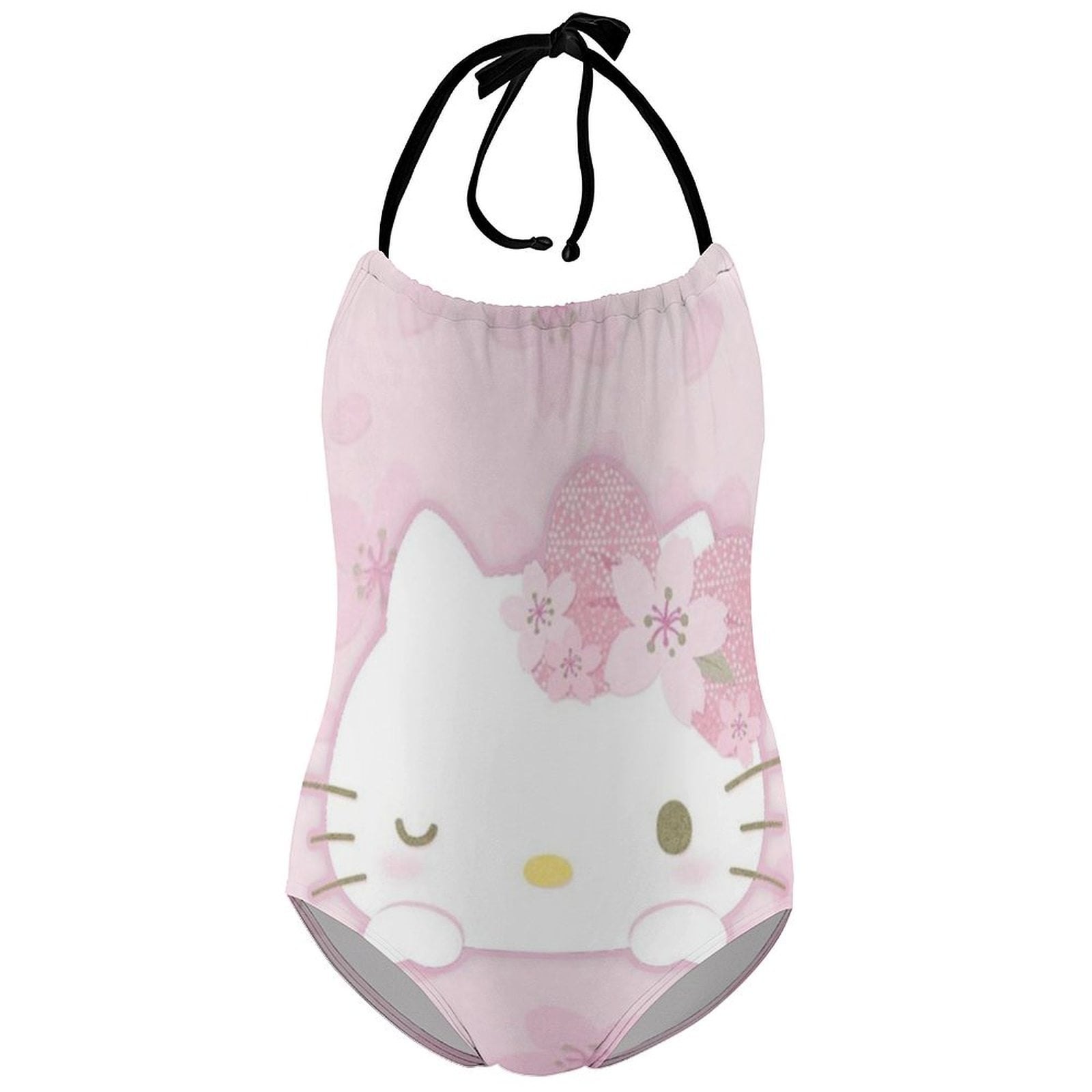HELLO KITTY Swimsuit Anime Cute for Girls Gift 8-10Y（130cm） HELLO KITTY ...