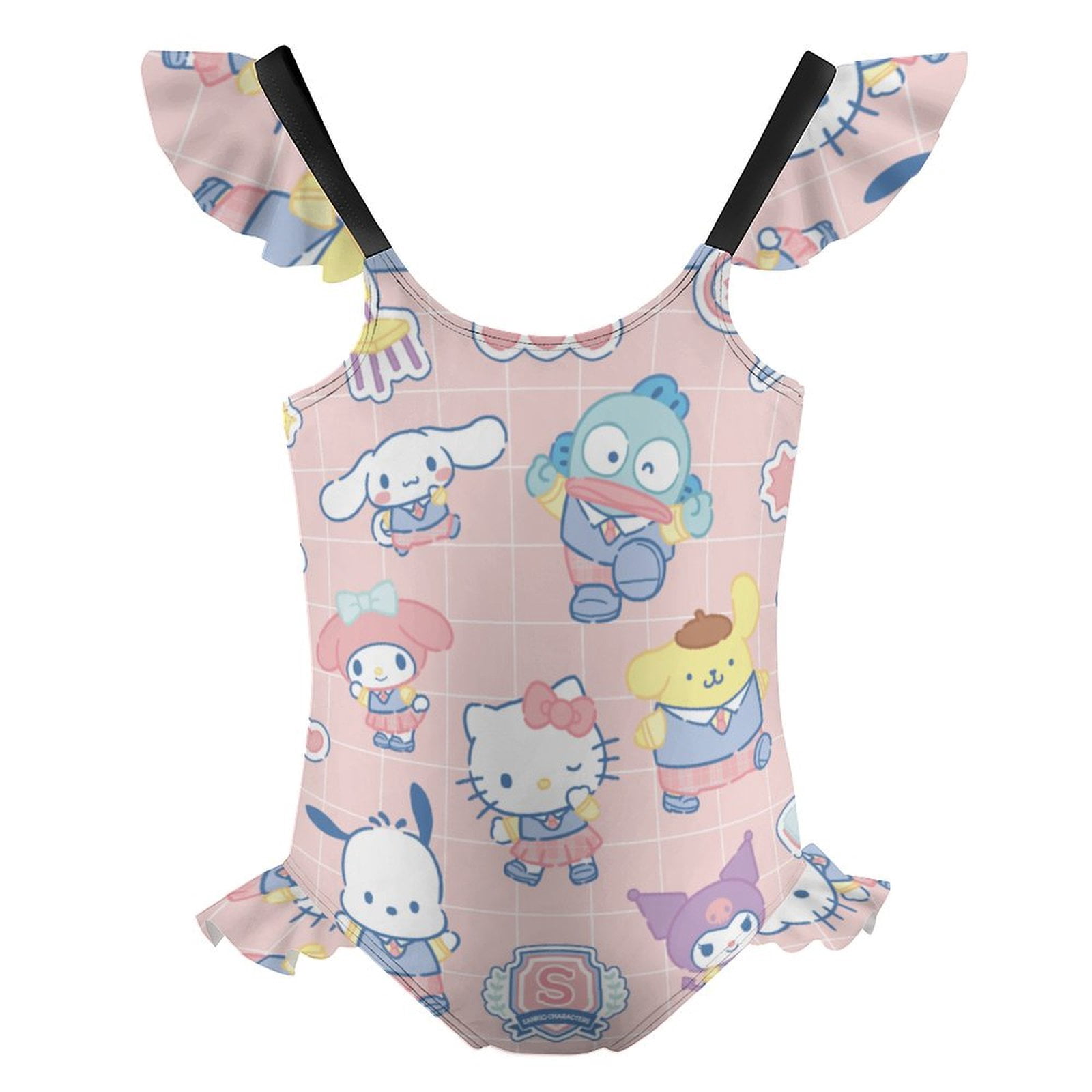 HELLO KITTY Swimsuit Anime Cute for Girls Gift 8-10Y（130cm） HELLO KITTY ...