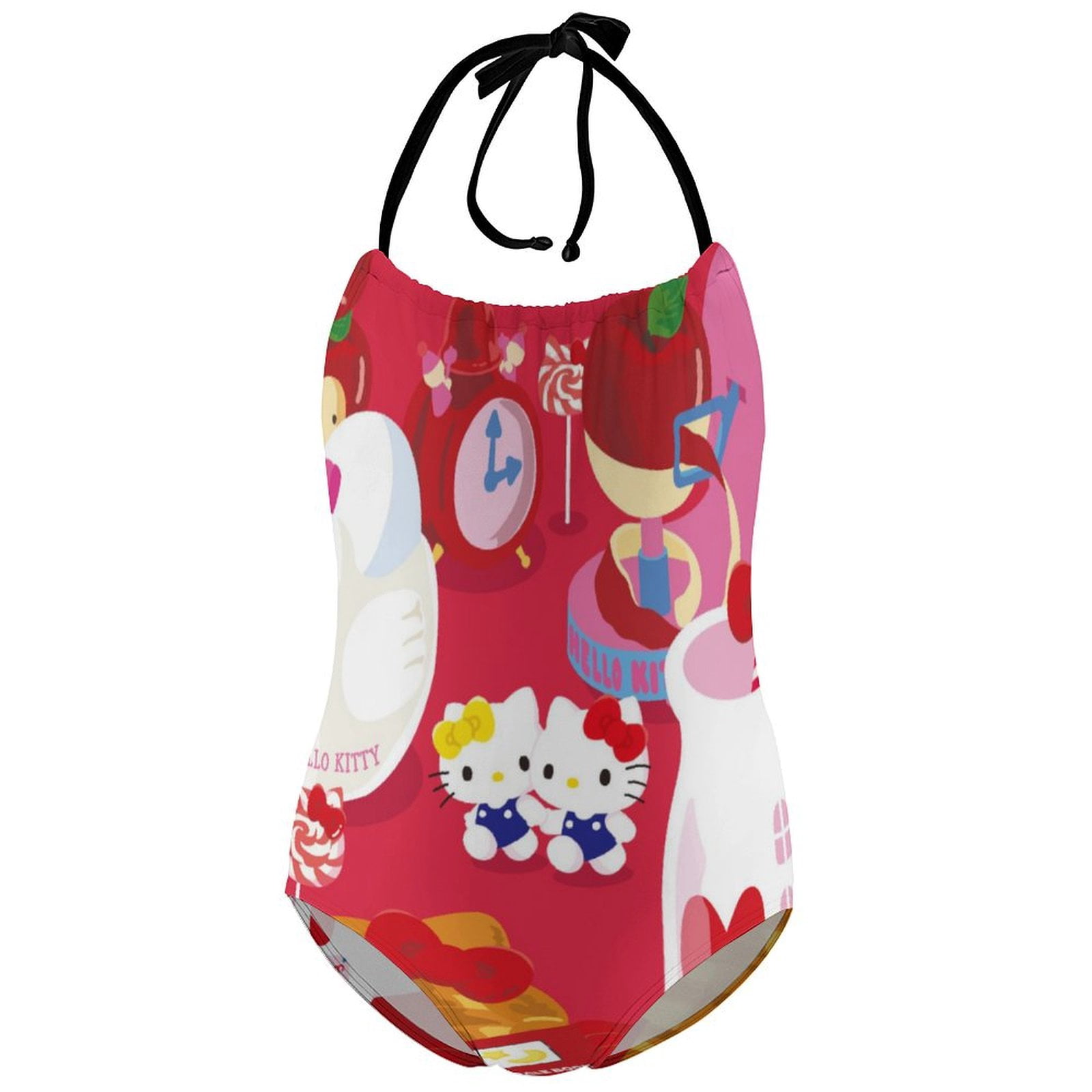 HELLO KITTY Swimsuit Anime Cute for Girls Gift 8-10Y（130cm） HELLO KITTY ...