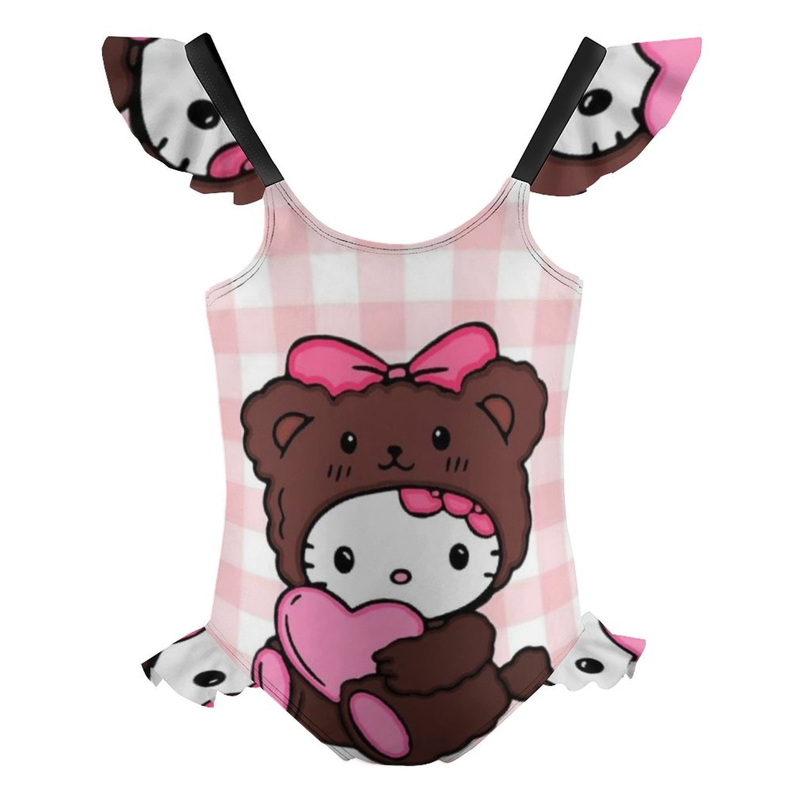 HELLO KITTY Swimsuit Anime Cute for Girls Gift 9-11Y（140cm） HELLO KITTY ...