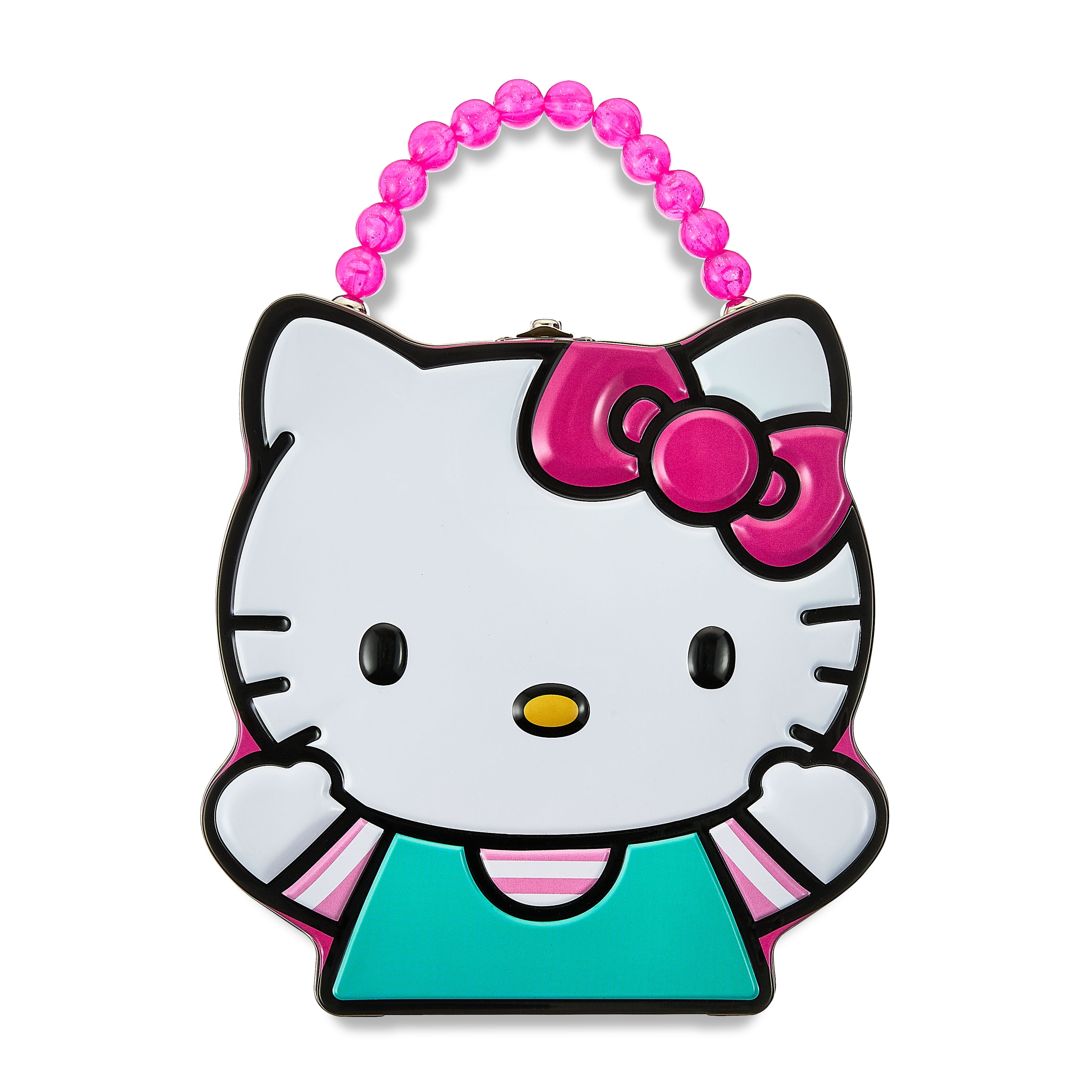 Hello Kitty Tin Box Pink Beaded Handle, The Perfect Easter Basket ...