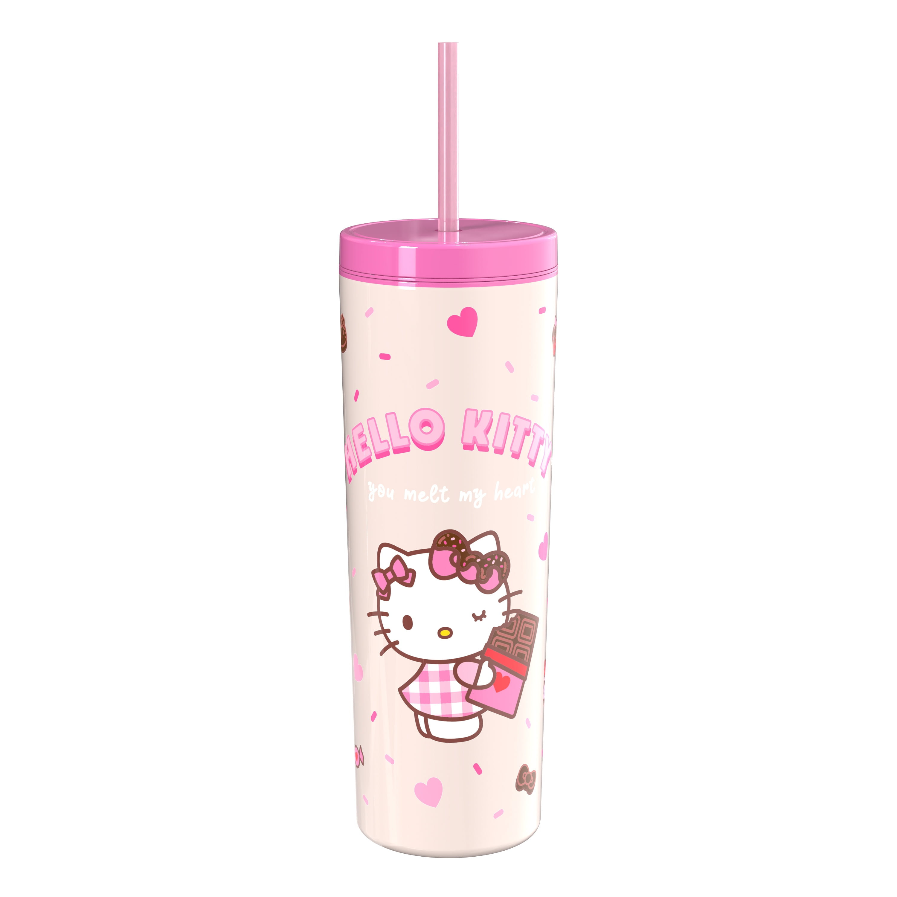 Zak Designs 22.5oz Hello Kitty Bravo Tumbler with Straw - Walmart.com