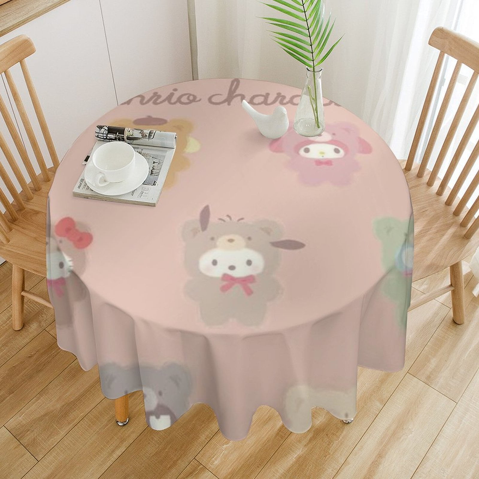 HELLO KITTY Tablecloth Anime for Dining Table Picnic Gift 36x36in HELLO ...