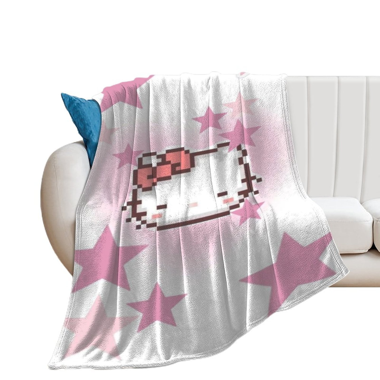 HELLO KITTY Throw Blanket Cute Flannel Anime for Girls Boys Men Women ...