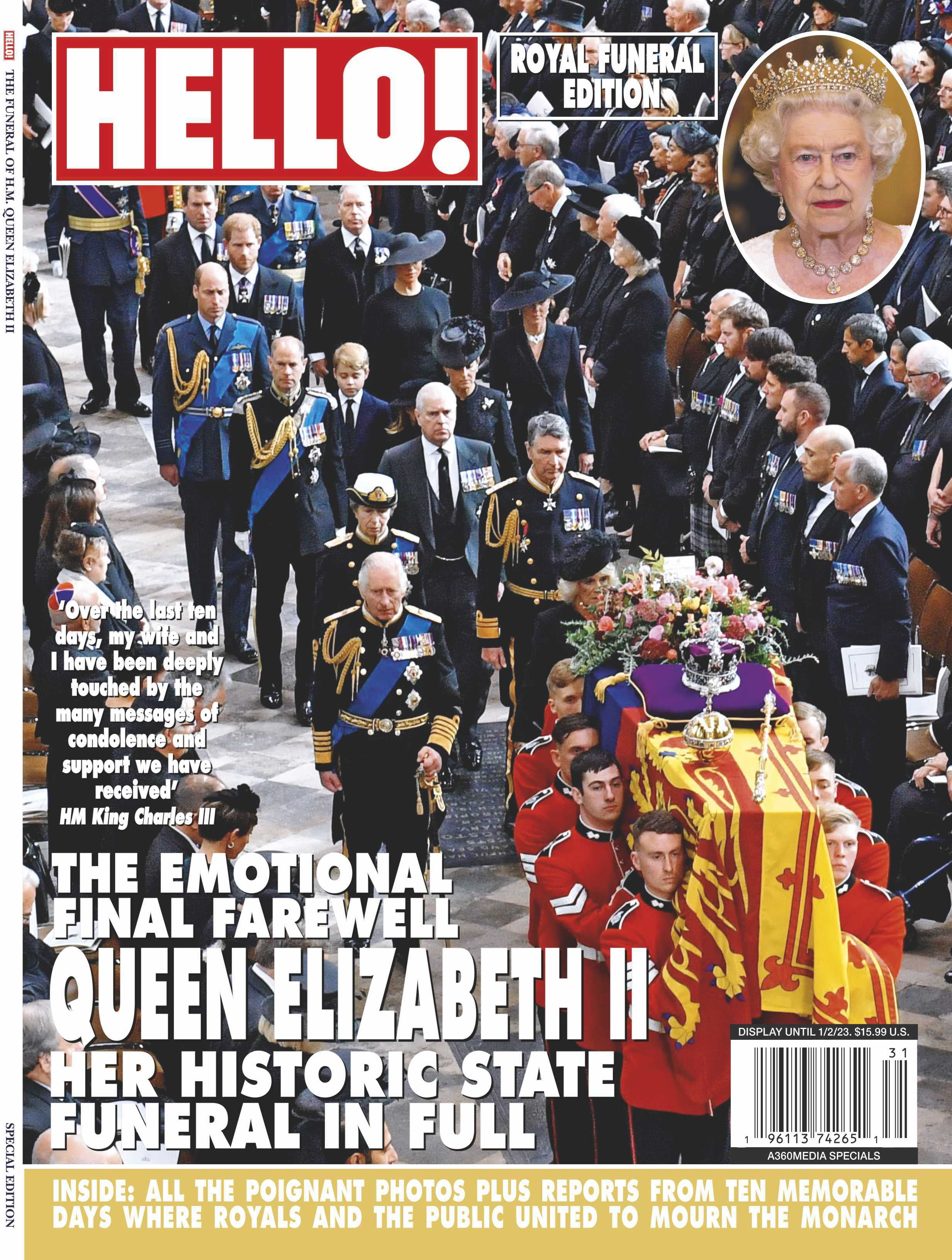 HELLO! - Queen Elizabeth II Royal Funeral Edition -The Emotional Final ...