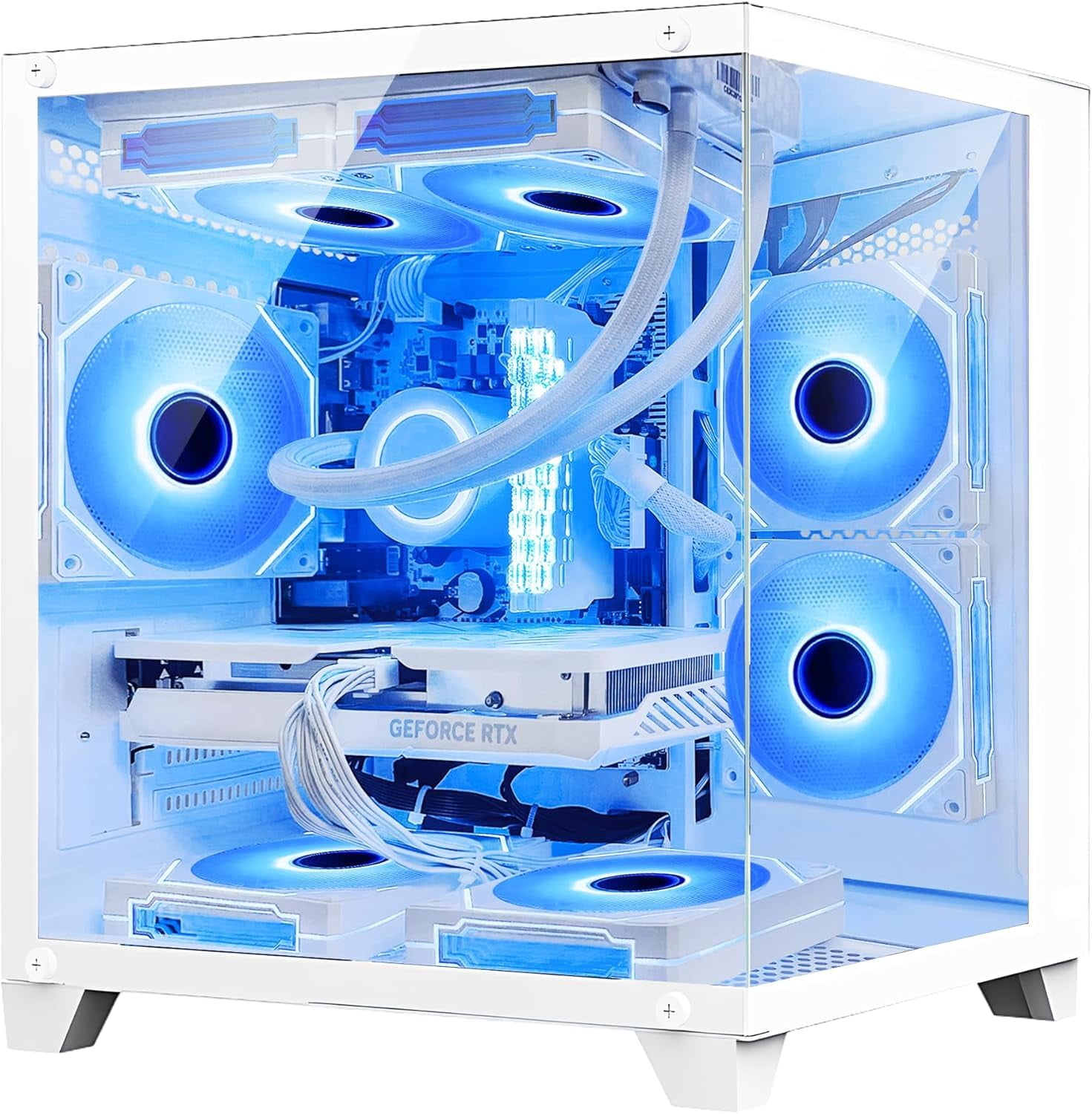 HELLOLAND Panorama Gaming PC Desktop RTX 5070 12GB- Intel Core i5 ...
