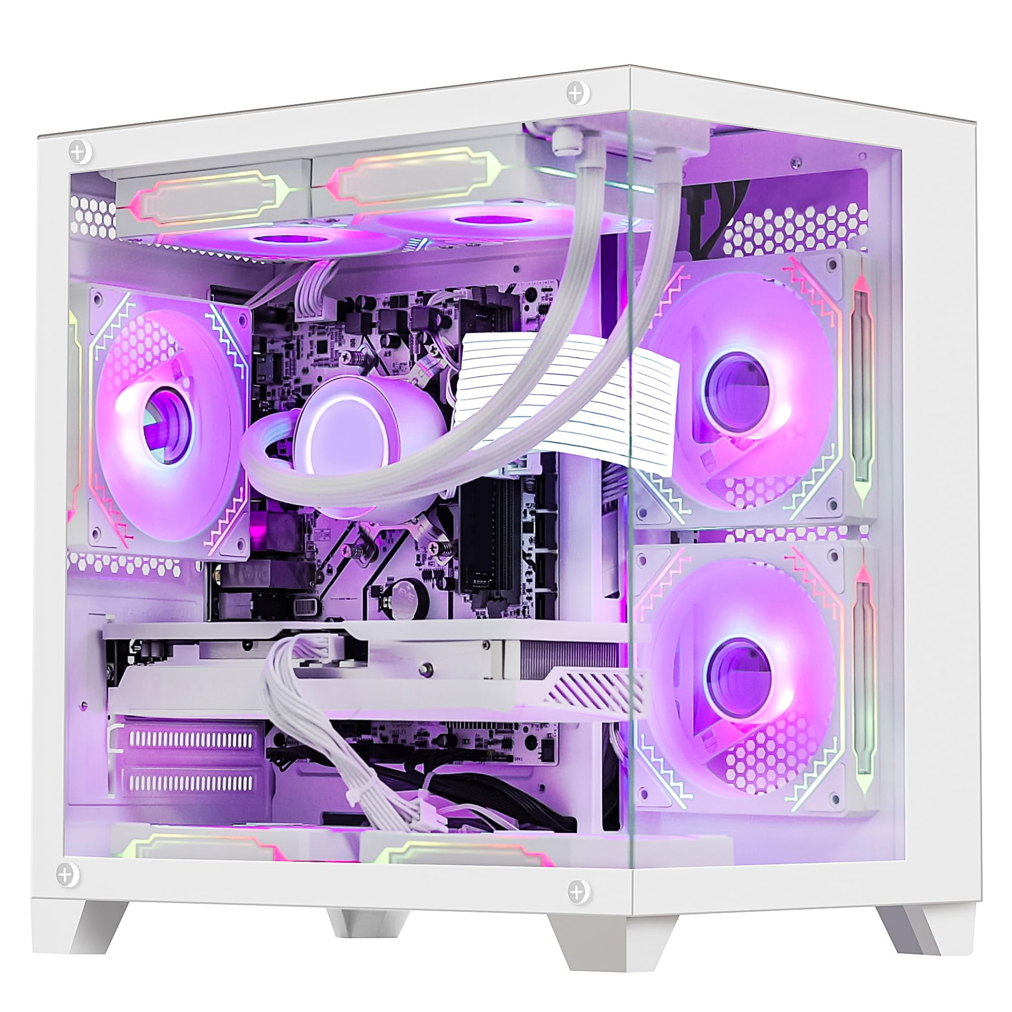 HELLOLAND RTX 5070 12GB Gaming PC Desktop - AMD Ryzen 7 5700X 3.4 GHz, 16GB DDR4 RAM, 1TB PCIe ...