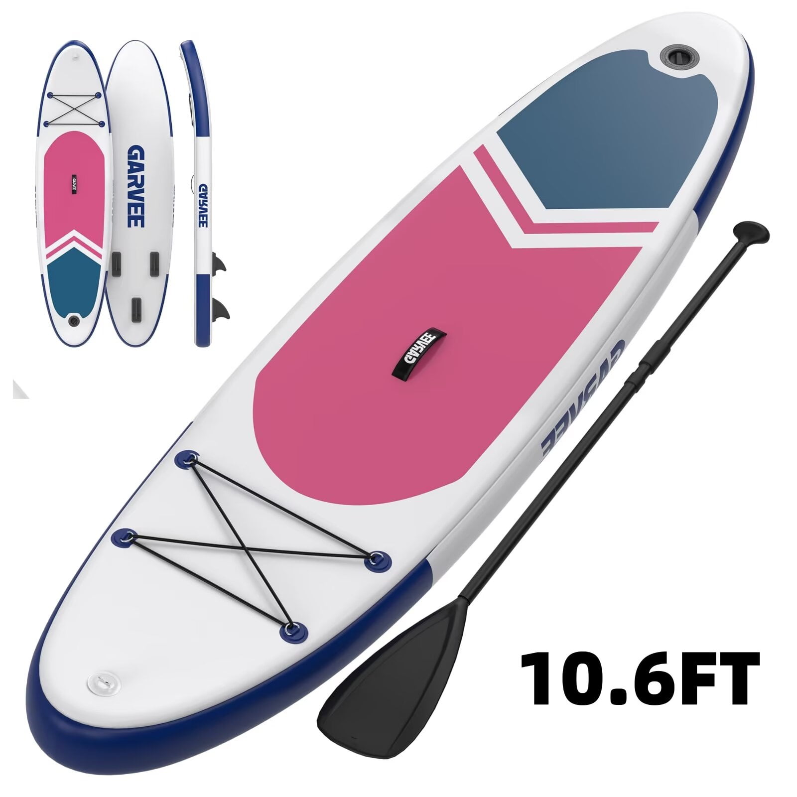HELLONE 10.6ft Inflatable Stand Up Paddle Board with Non-Slip EVA Deck ...