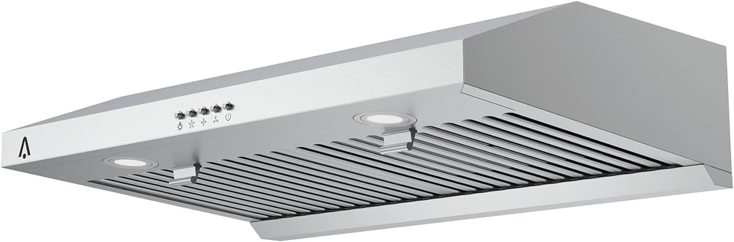 HELLONE 30 Inch Under Cabinet Range Hood, 400 CFM Range Hood with ...