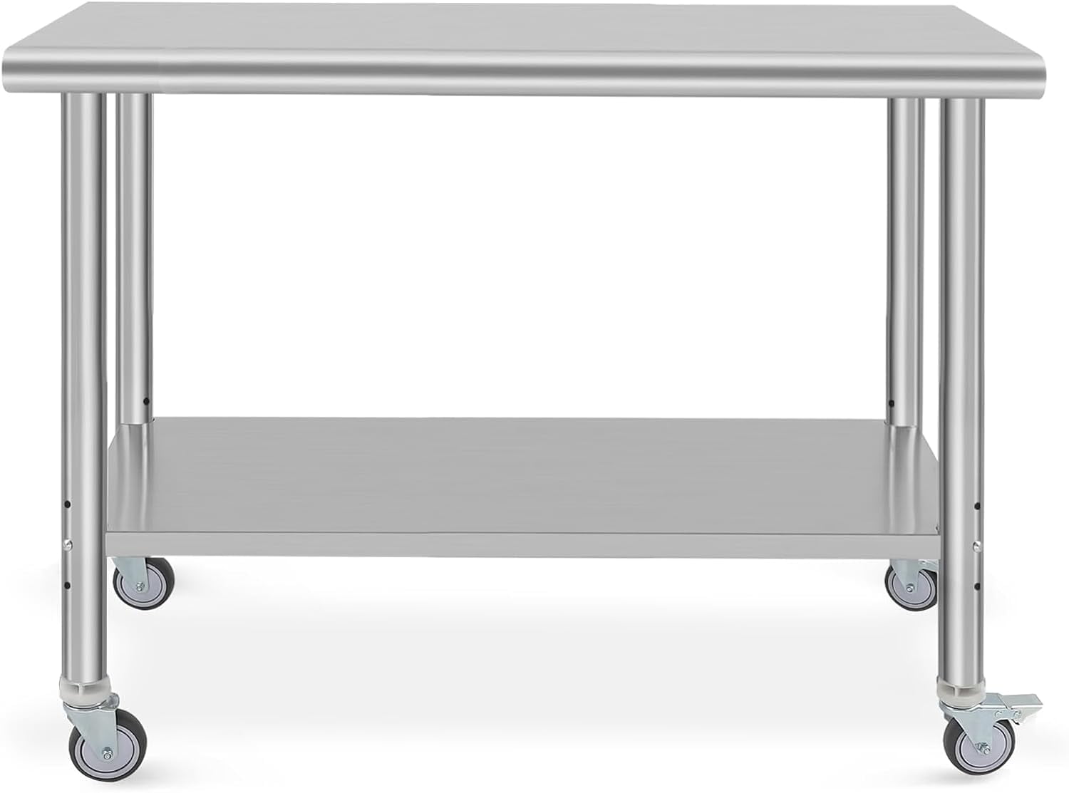 Commercial Prep Table Mioleu Stainless Steel Work Table 48x24 Inches ...