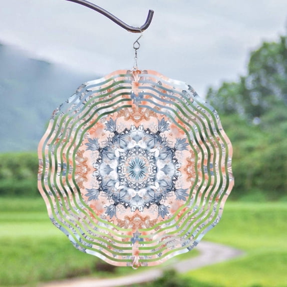 HELLOYOUNG 10 Inch Wind Chime Hanging Outdoor Garden Decor with ...