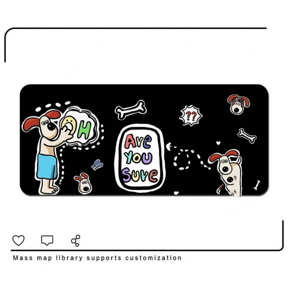 HELLOYOUNG 300x800x2mm Desktop Mats in Various Sizes, Stable and Not ...