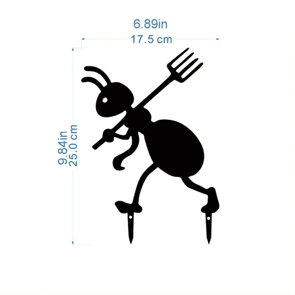 HELLOYOUNG 9.84 inch Ants at work Iron Art Hanging hook Metal ...