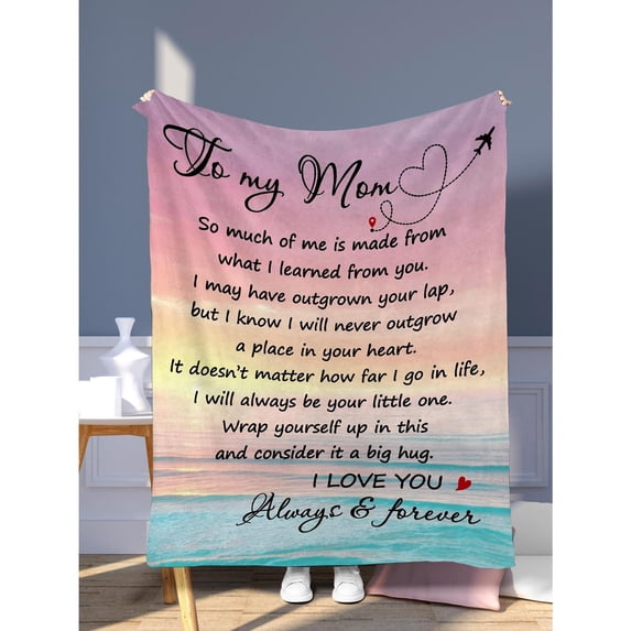 HELLOYOUNG Flannel Throw Blanket Personalized Gift for Daughter, Super ...