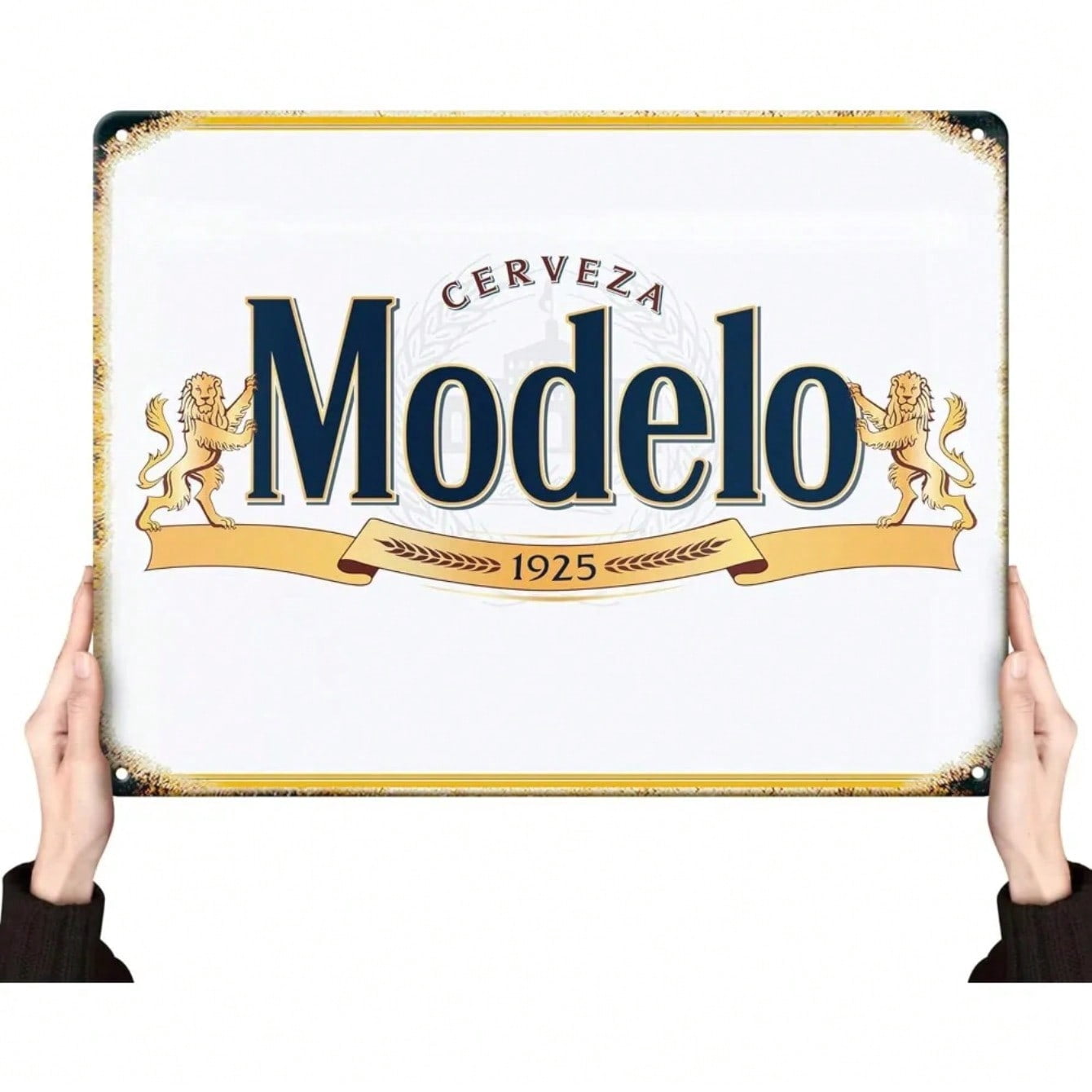 HELLOYOUNG Modelo Beer Vintage Metal Tin Sign Man Cave Bar Garage Wall ...