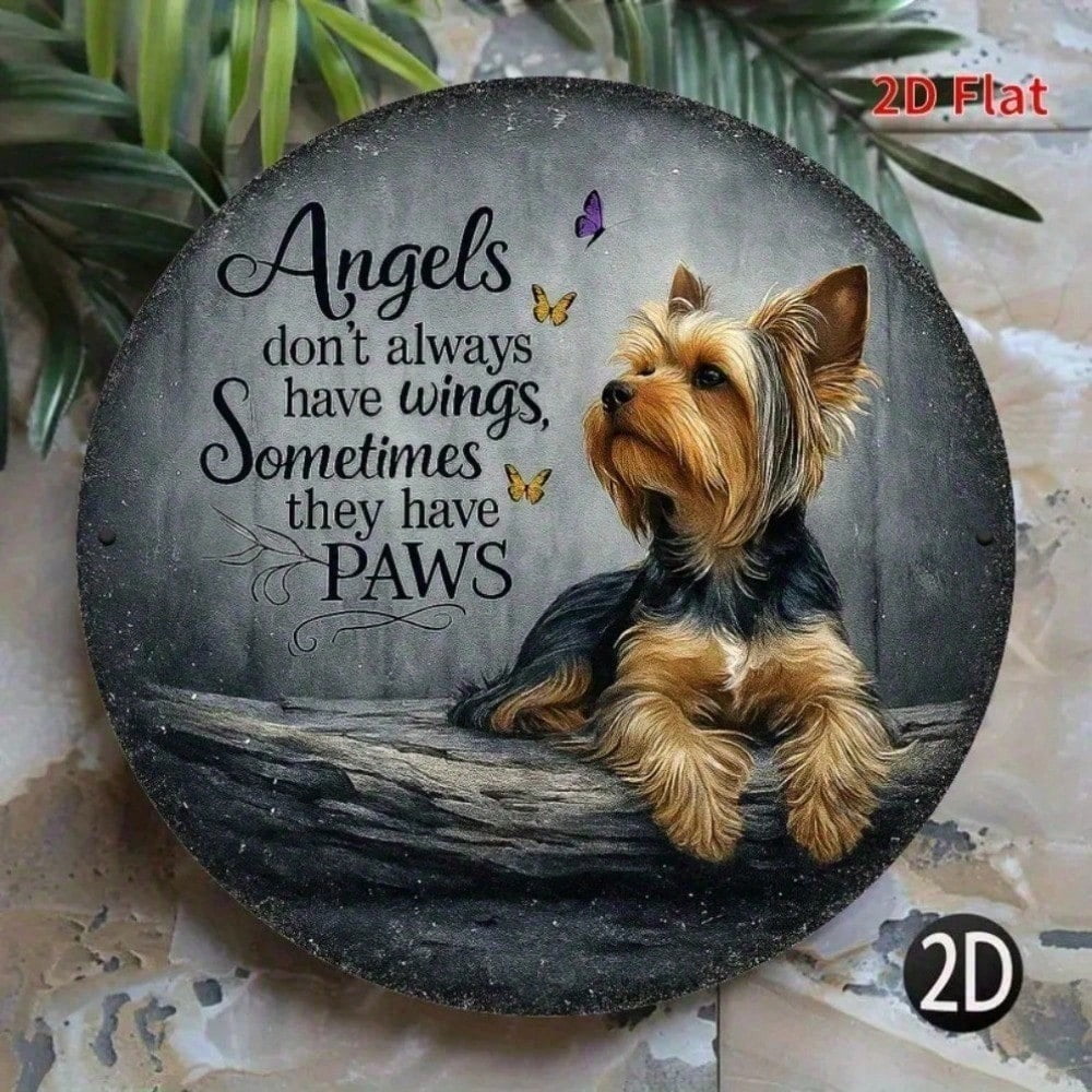 HELLOYOUNG Personalized Dog Memorial Plaque, Custom Pet Memorial Sign ...