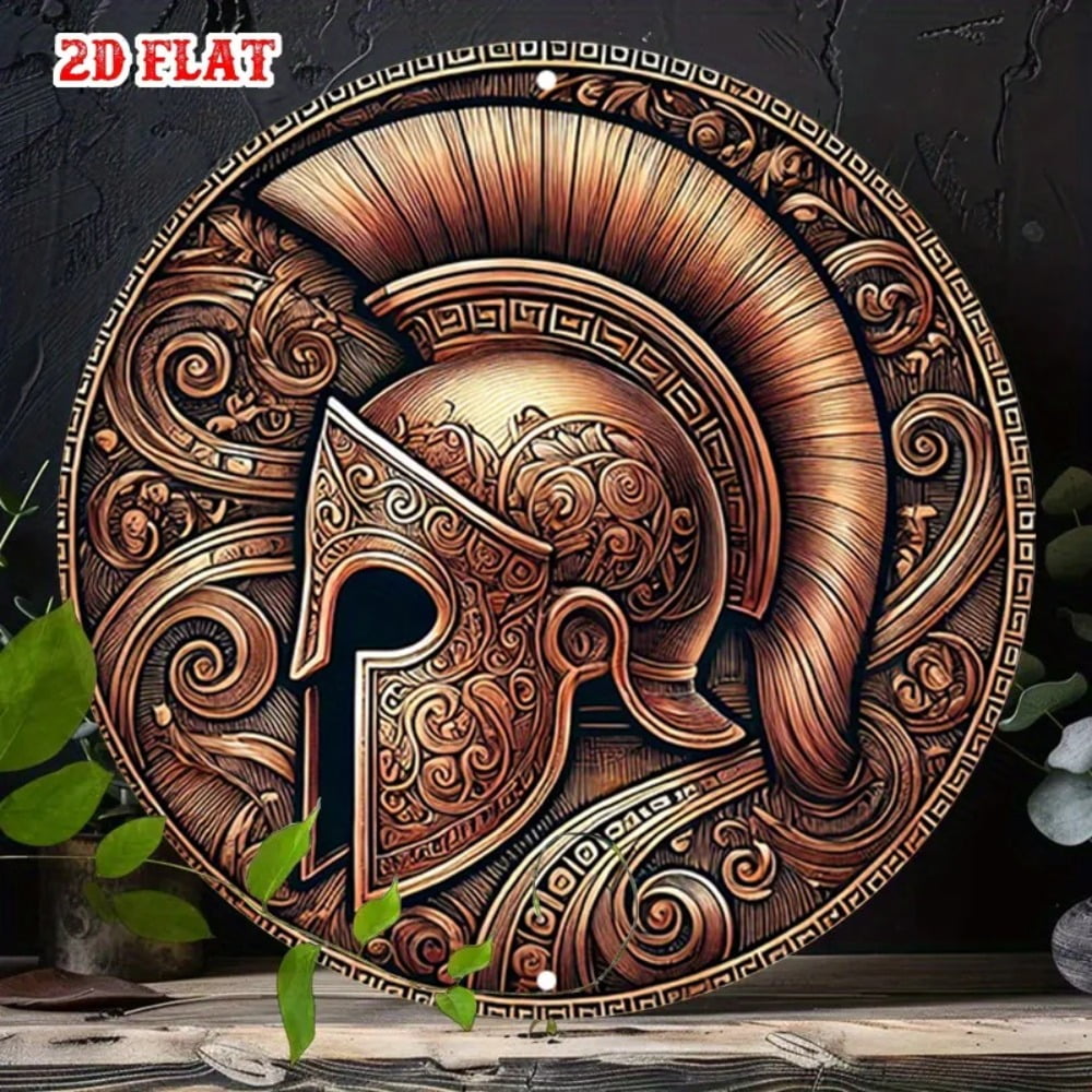 HELLOYOUNG Round Metal Wall Art Signage - For Retro Home Decor in ...