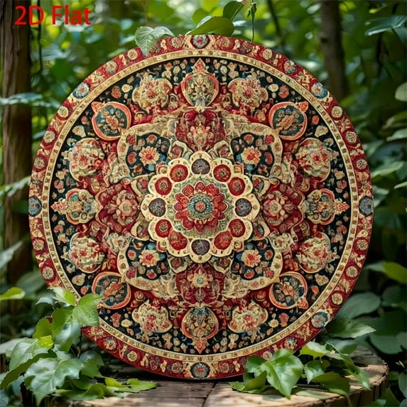 HELLOYOUNG Star of David Metal Sign - Round Aluminum Wall Art with HD ...