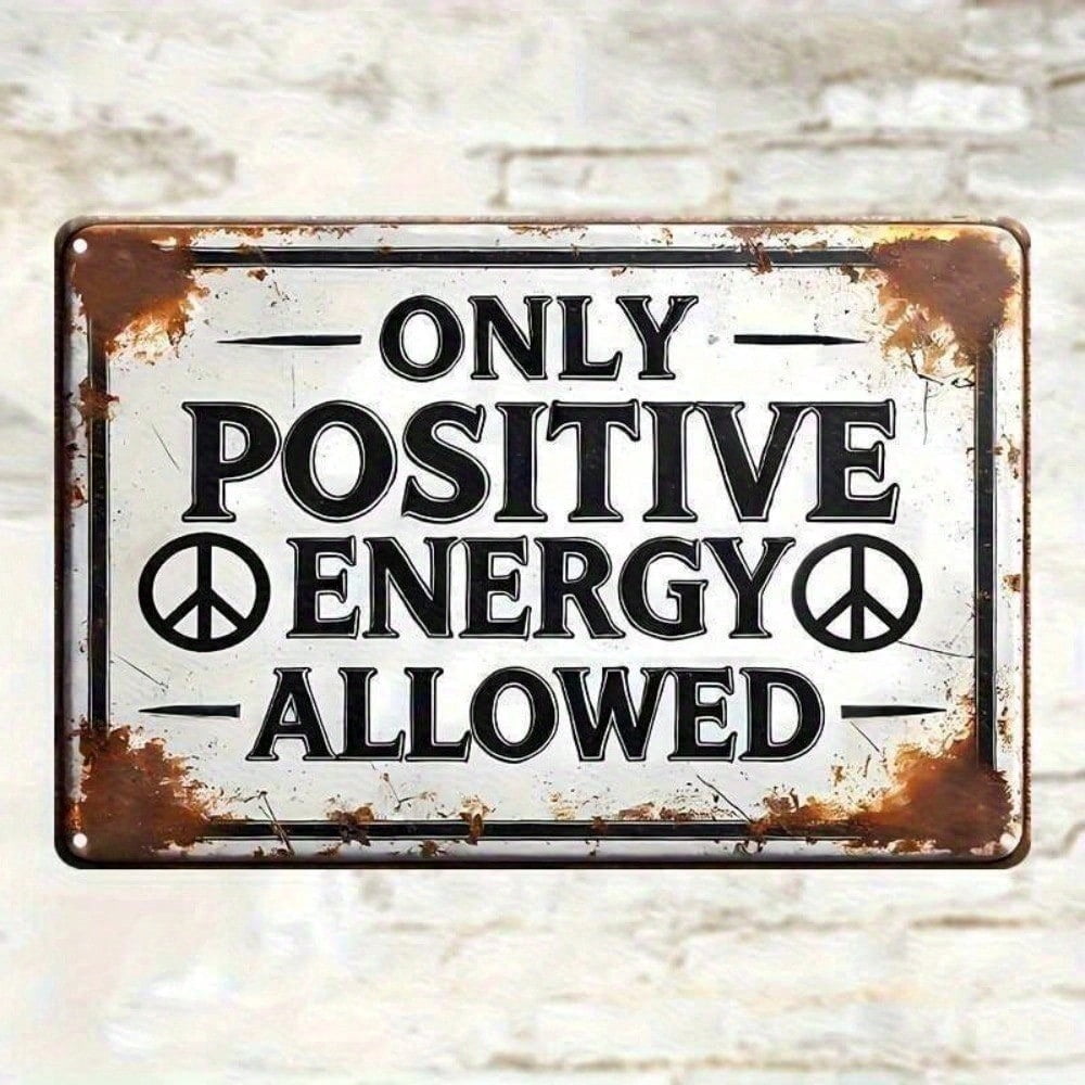 HELLOYOUNG Vintage Metal Tin Sign, Retro Wall Decor 11.9x7 Inch, Rustic ...