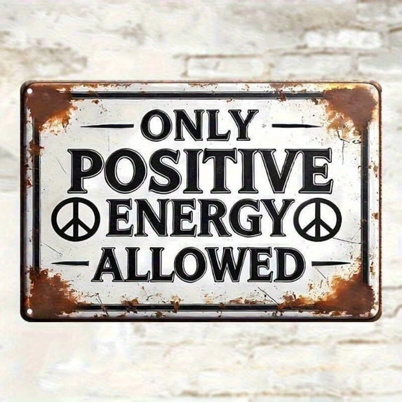 HELLOYOUNG Vintage Metal Tin Sign, Retro Wall Decor 11.9x7 Inch, Rustic ...