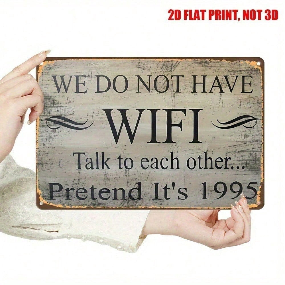 HELLOYOUNG Vintage Metal Wall Sign Rustic Home Bar Decor Funny Quote ...