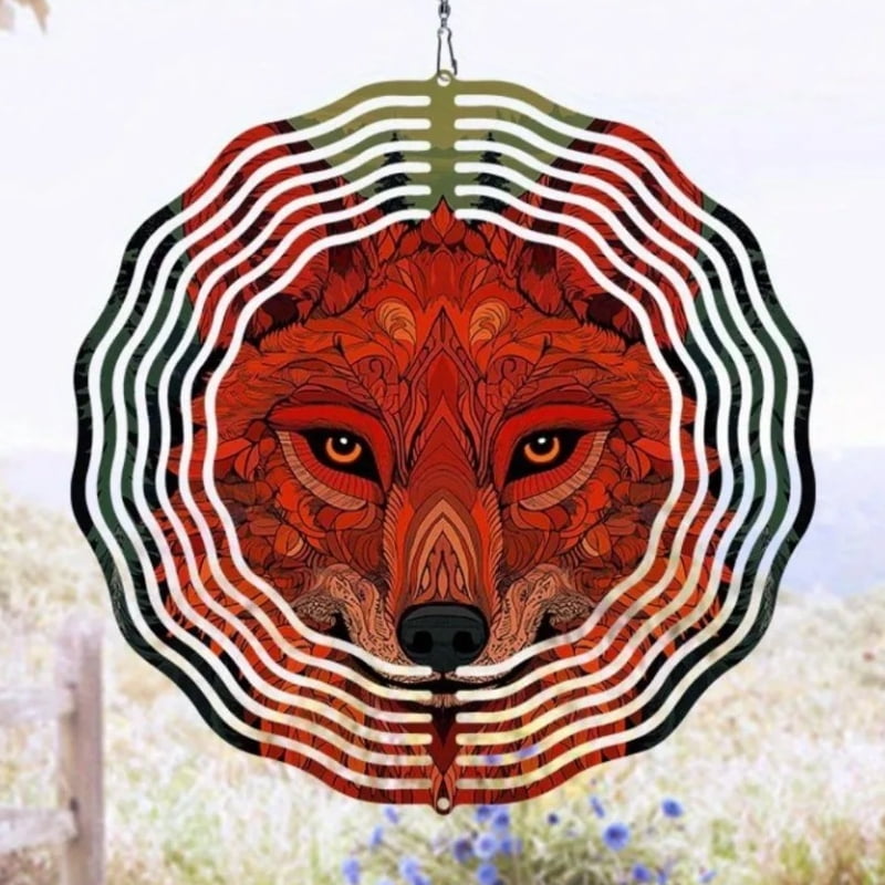 HELLOYOUNG Wind Chimes Outdoor Decor, 3D Metal Wind Spinner Large ...