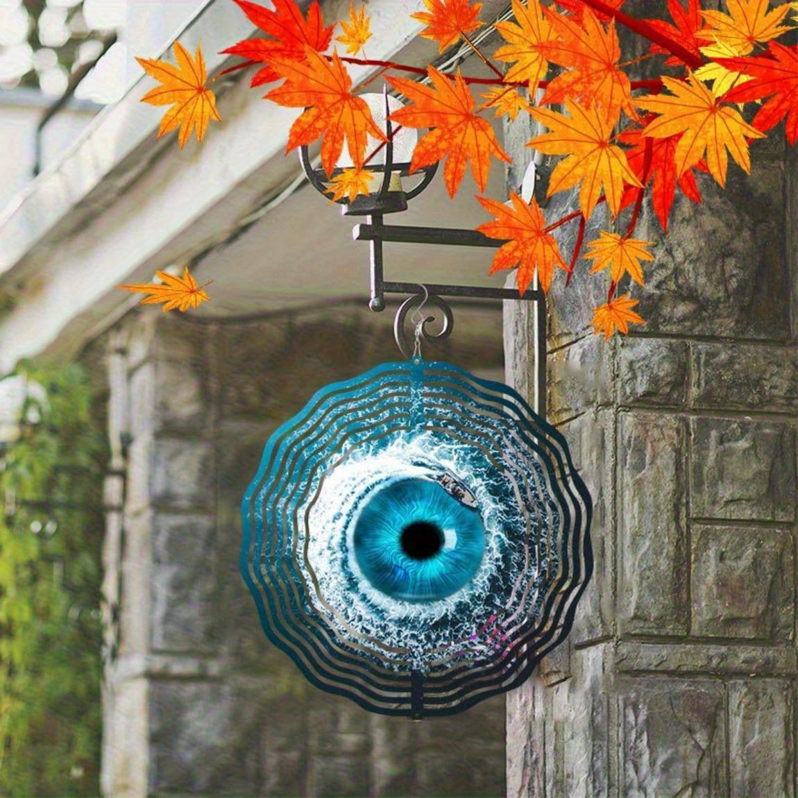 HELLOYOUNG Wind Spinner, Blue Eye Bohemian Suncatcher, 10 Inch ...