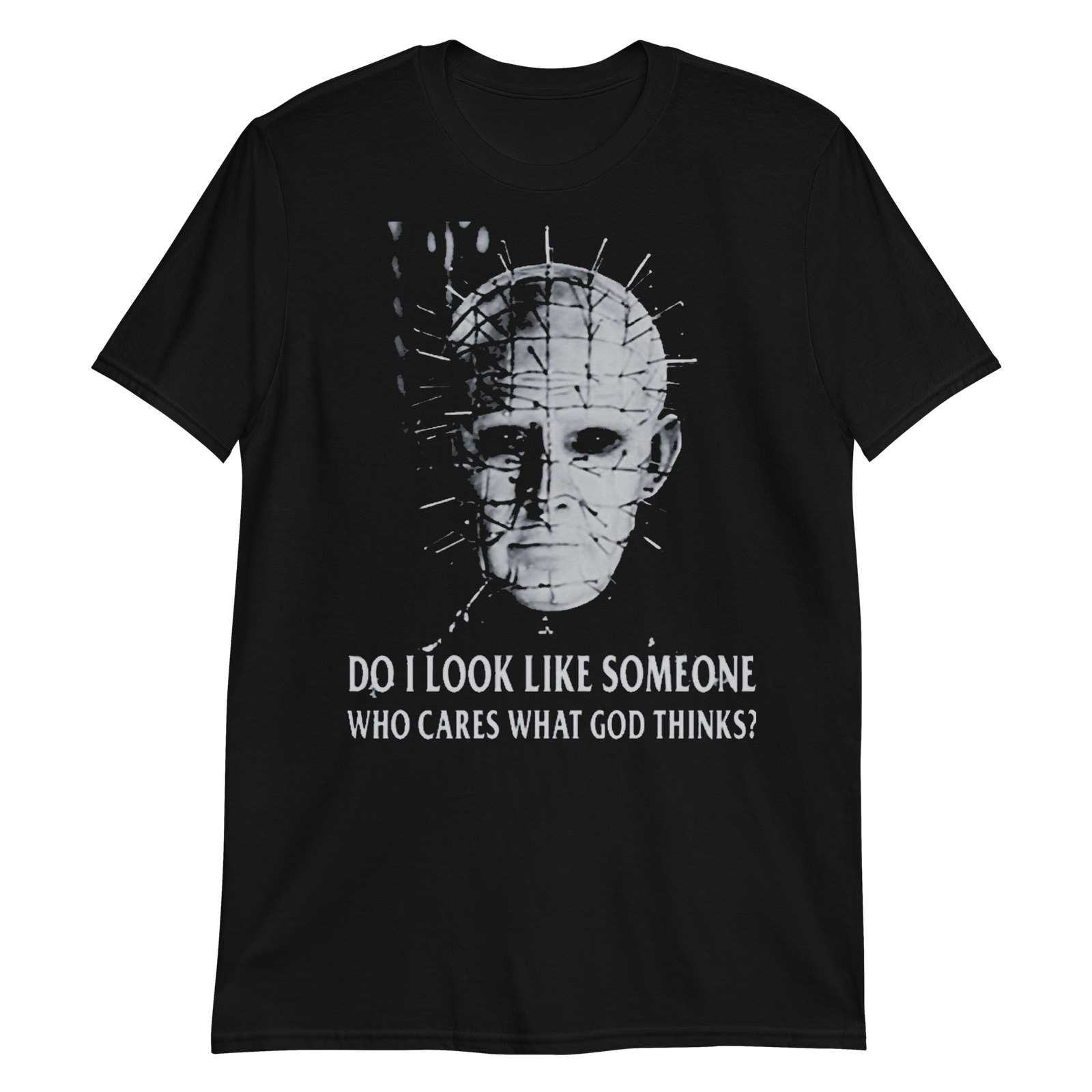 HELLRAISER Pinhead “What God Thinks” Quote Demonic 80’s Horror Movie ...