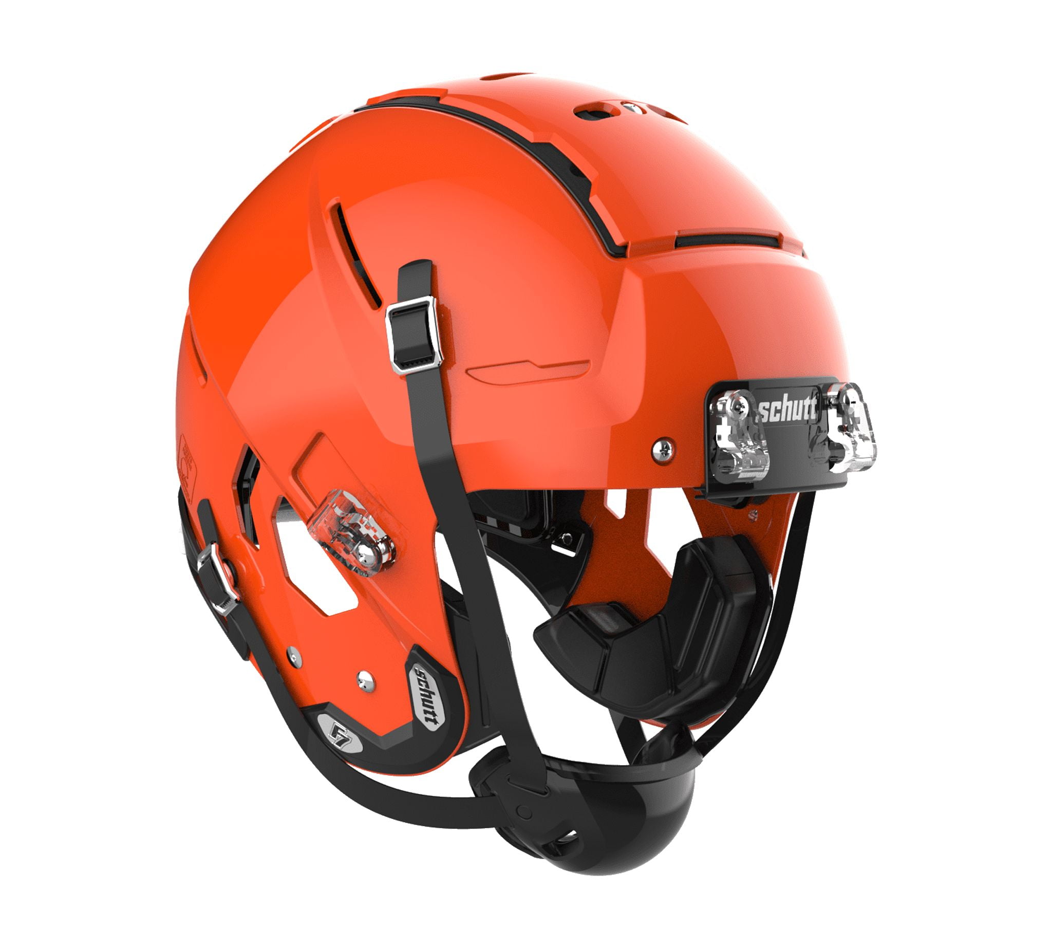 Schutt F7 VTD Adult Football Helmet No Facemask (Burnt Orange, M ...