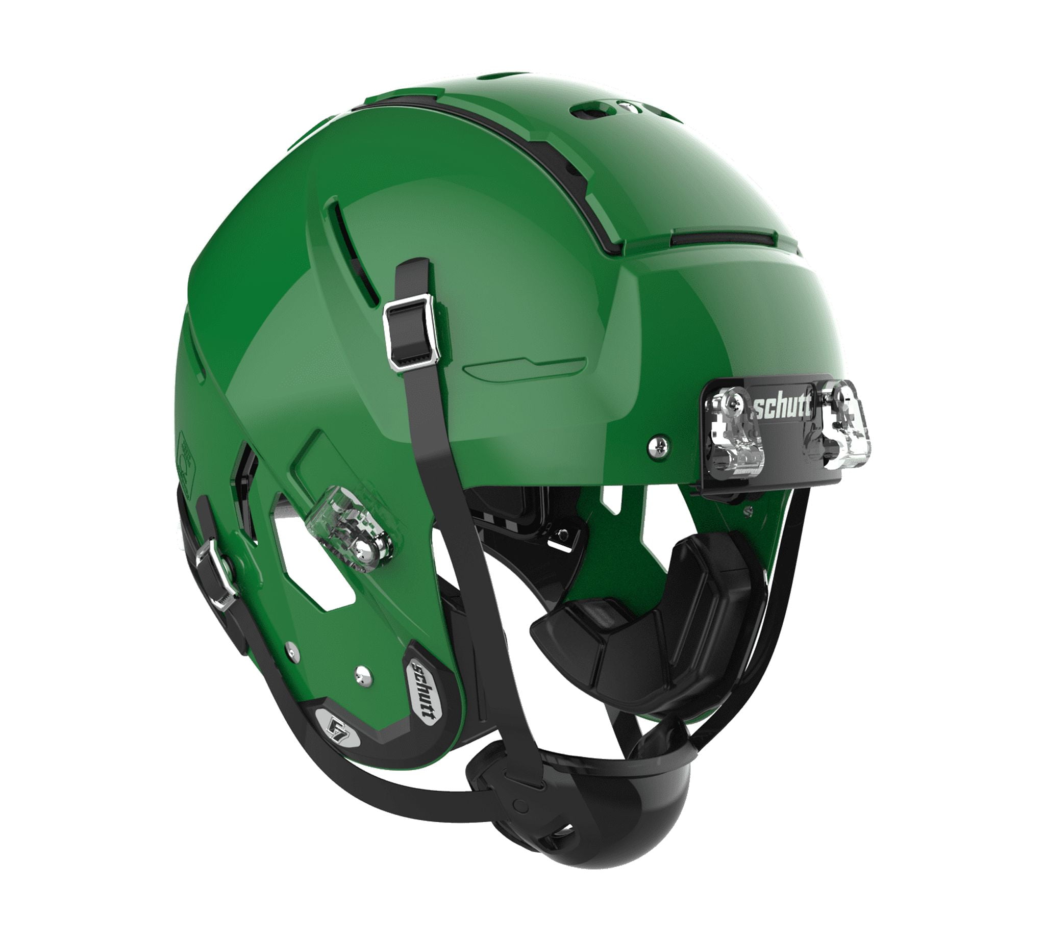 Schutt F7 VTD Adult Football Helmet No Facemask (Kelly Green, M ...