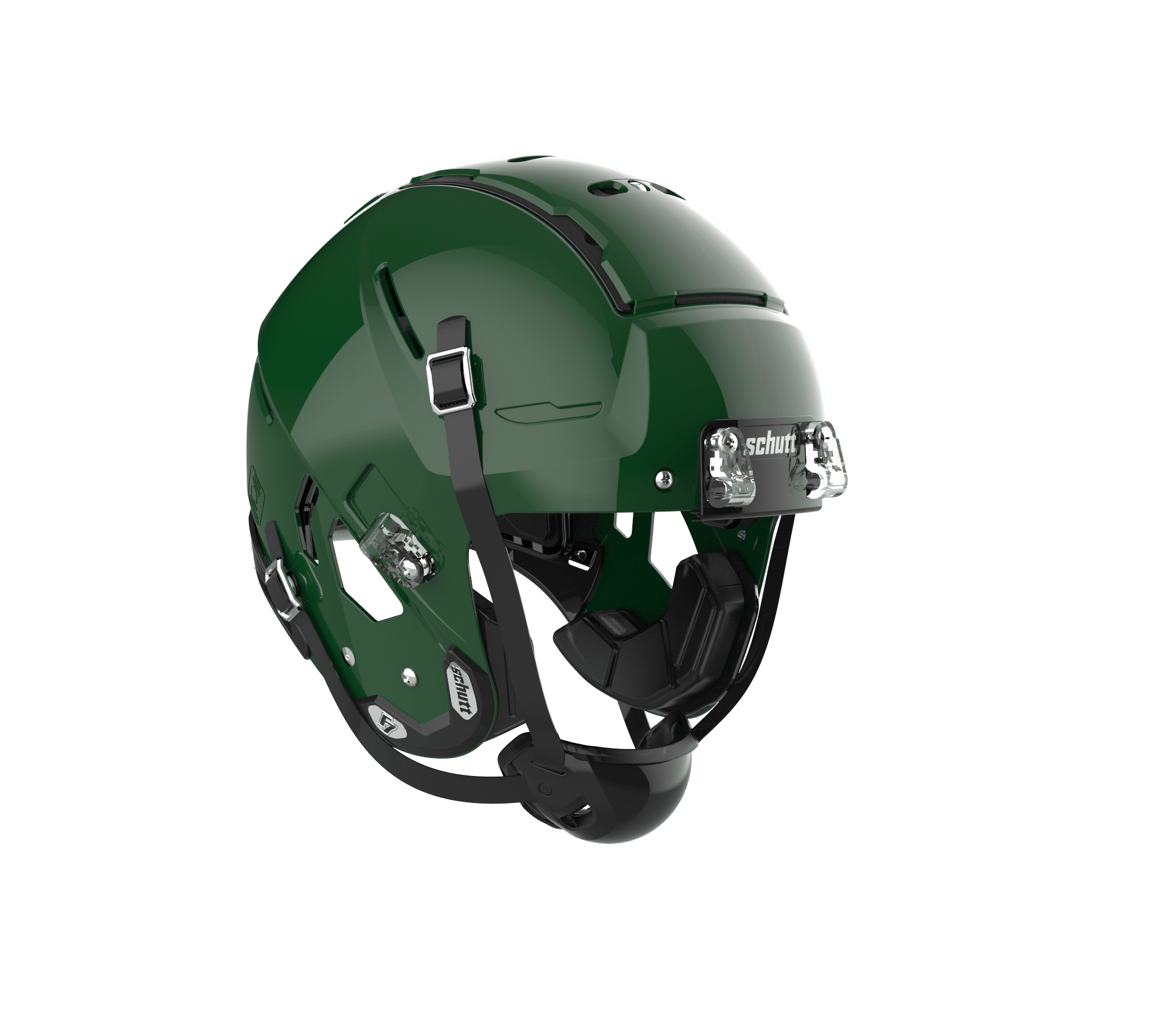 Schutt F7 VTD Adult Football Helmet No Facemask (Dark Green, XL+ ...
