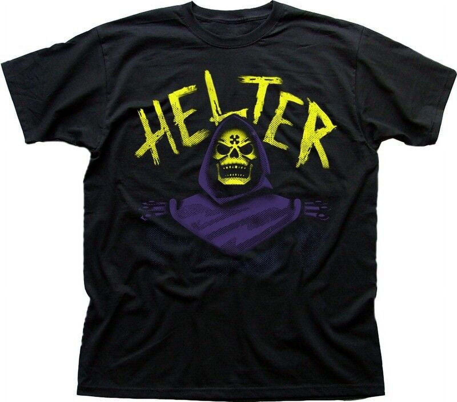 HELTER SKELTER HE-MAN Skeletor Masters of the UNIVERSE black t-shirt ...