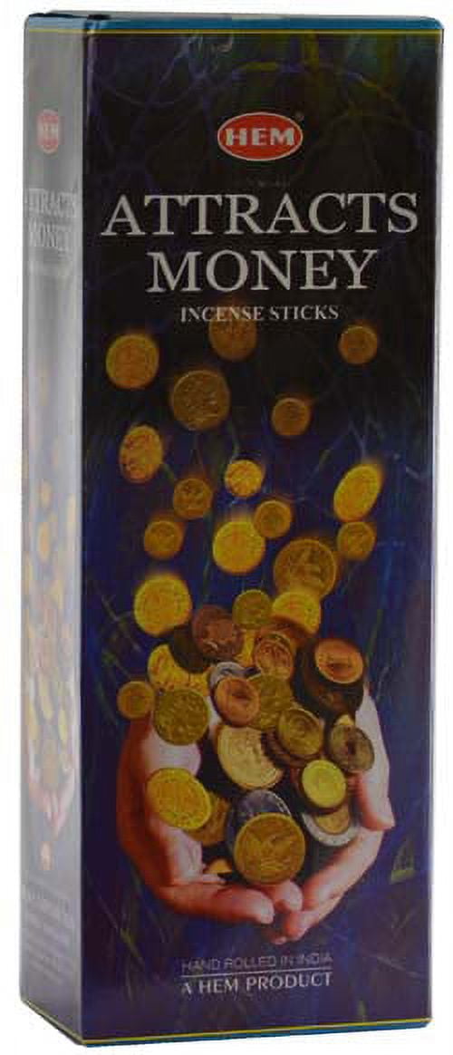 HEM Incense Attracts Money 20pk Sticks Traditional Masala Spice Blend ...