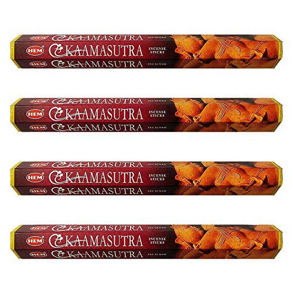 HEM Kamasutra Incense Sticks Agarbatti Masala - Pack of 4 Tubes, 20 ...