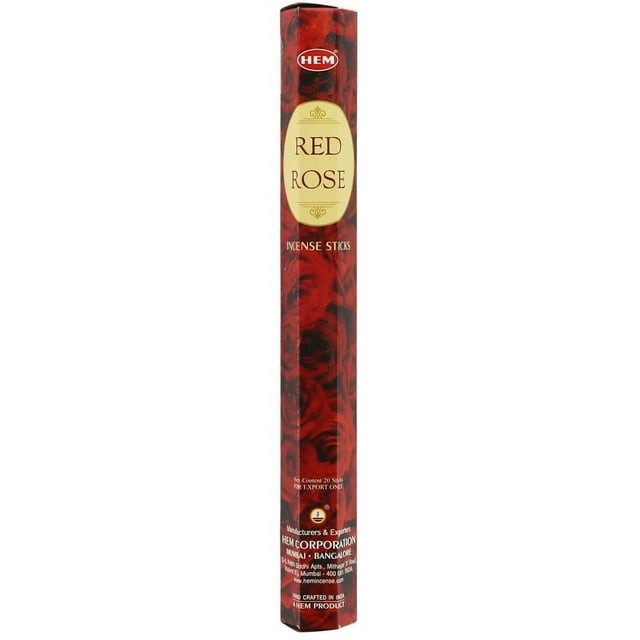 HEM Red Rose Incense Sticks - 20 Sticks [Buy 1 Get 1 Free] - Walmart.com