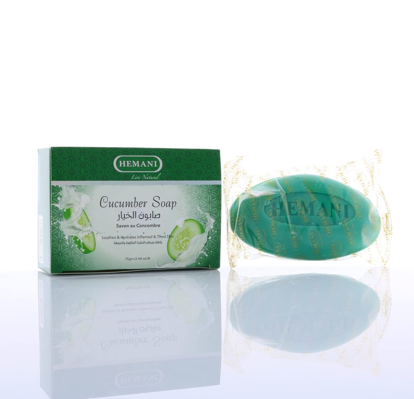 HEMANI Cucumber Soap 75g - Bar Soap - Walmart.com