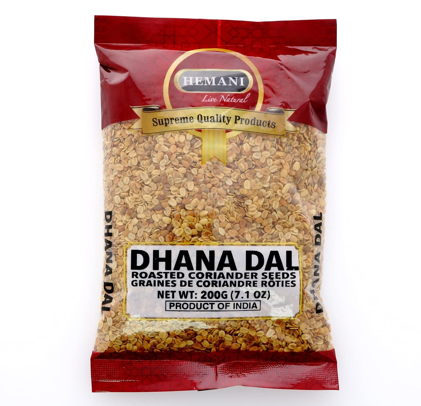 HEMANI Dhana Dal - Roasted Coriander Seeds - 200g (7.1 oz) - All ...