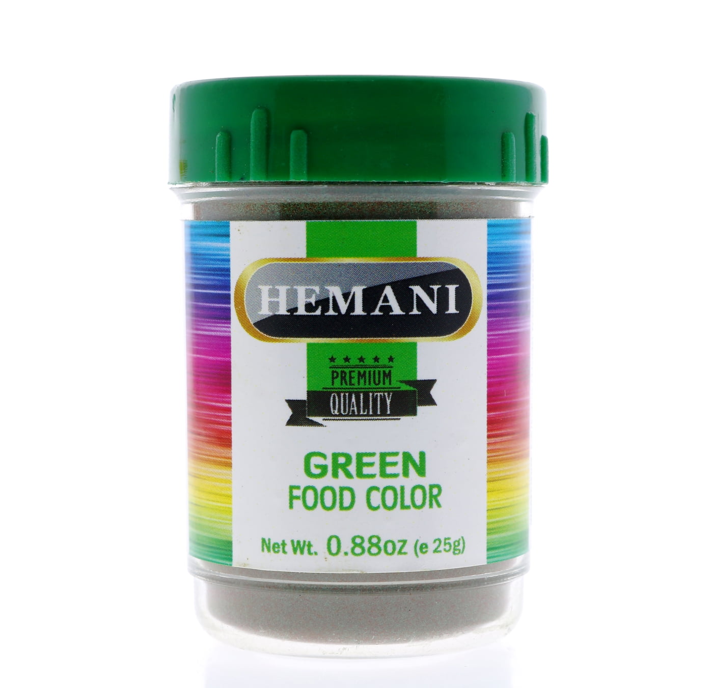 HEMANI Green Food Color Powder 0.88 OZ (25g) - For Cooking & Baking ...