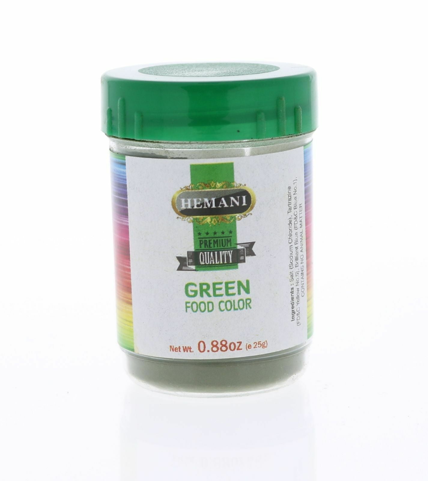 HEMANI Green Food Color Powder 0.88 OZ (25g) - For Cooking & Baking ...