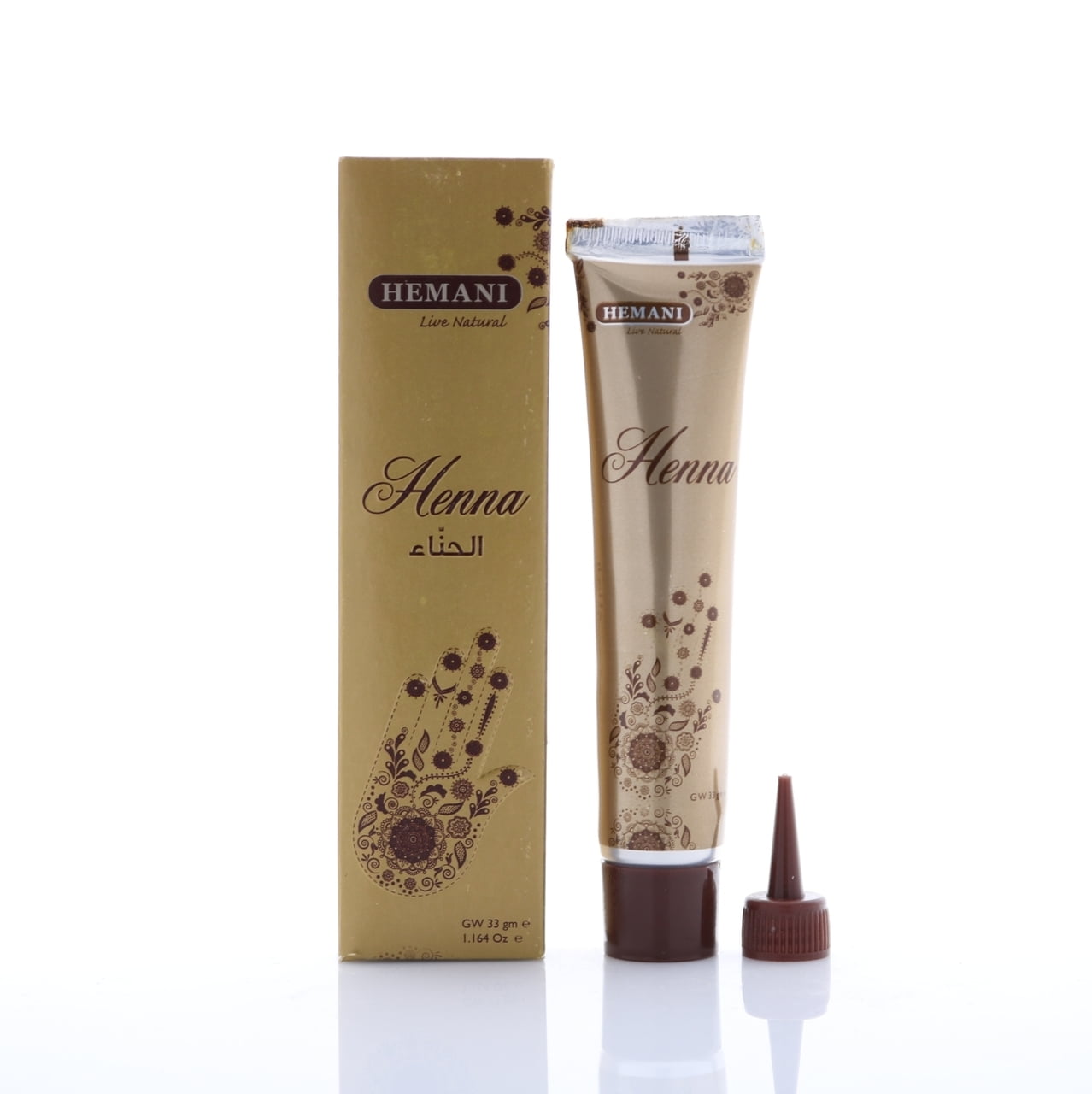 HEMANI Henna Red Tube 33g - Walmart.com